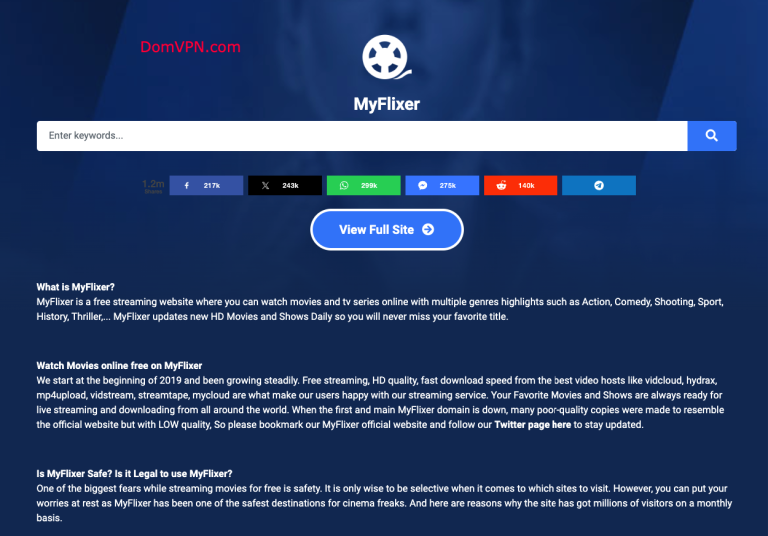 Top 10 Myflixer Alternatives for Safe and Reliable Streaming in 2024 ...